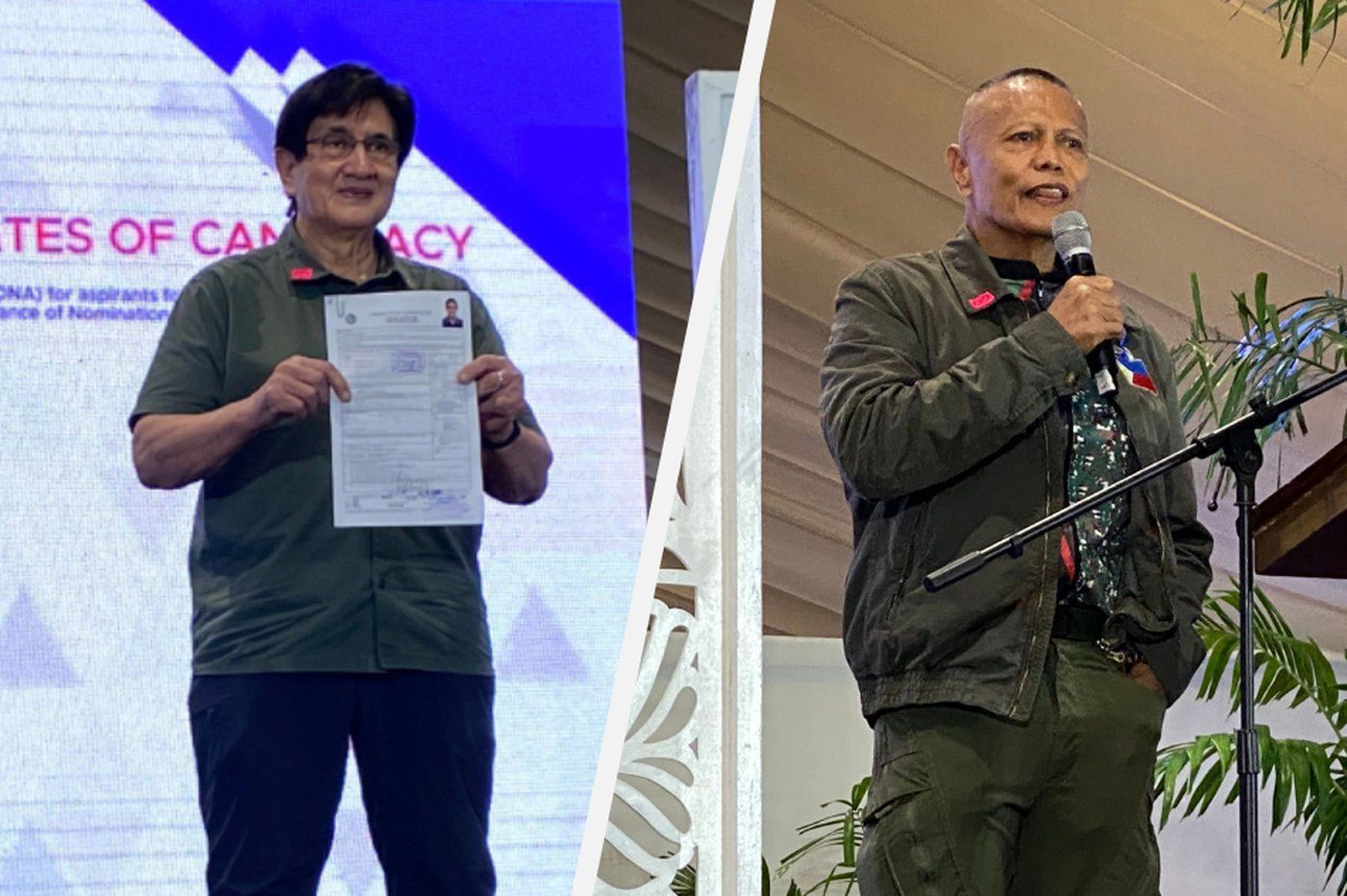 Ex-soldiers Honasan, Querubin file COCs for senator | ABS-CBN News
