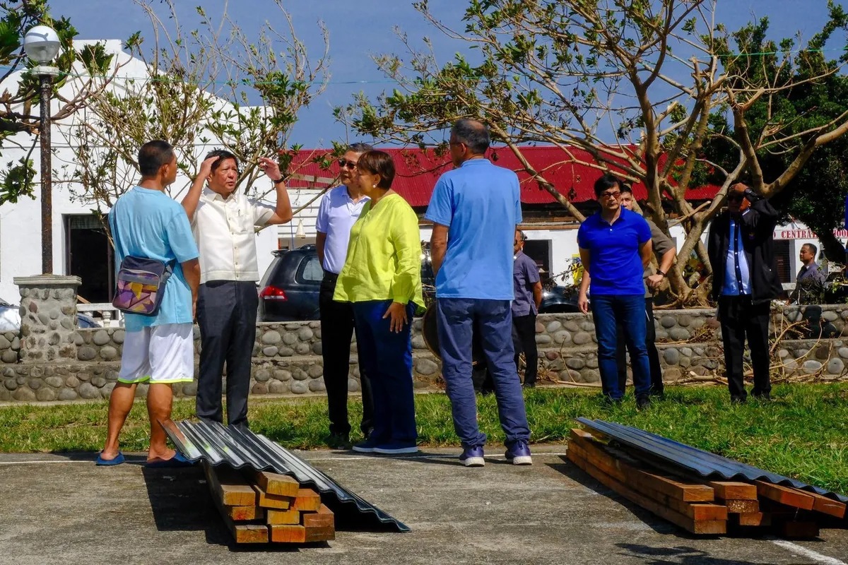 PHOTO: Marcos Jr. visits Batanes in aftermath of Typhoon Julian | ABS ...