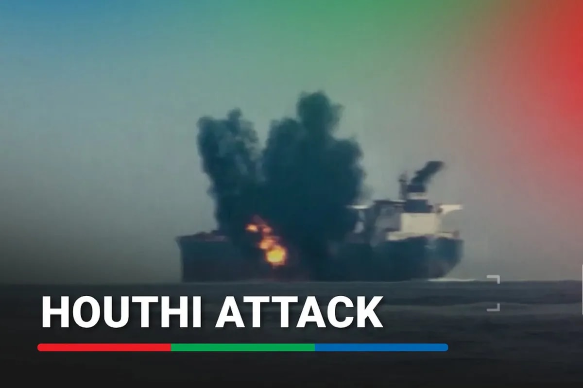 Houthis release video of tanker attack in the Red Sea | ABS-CBN News