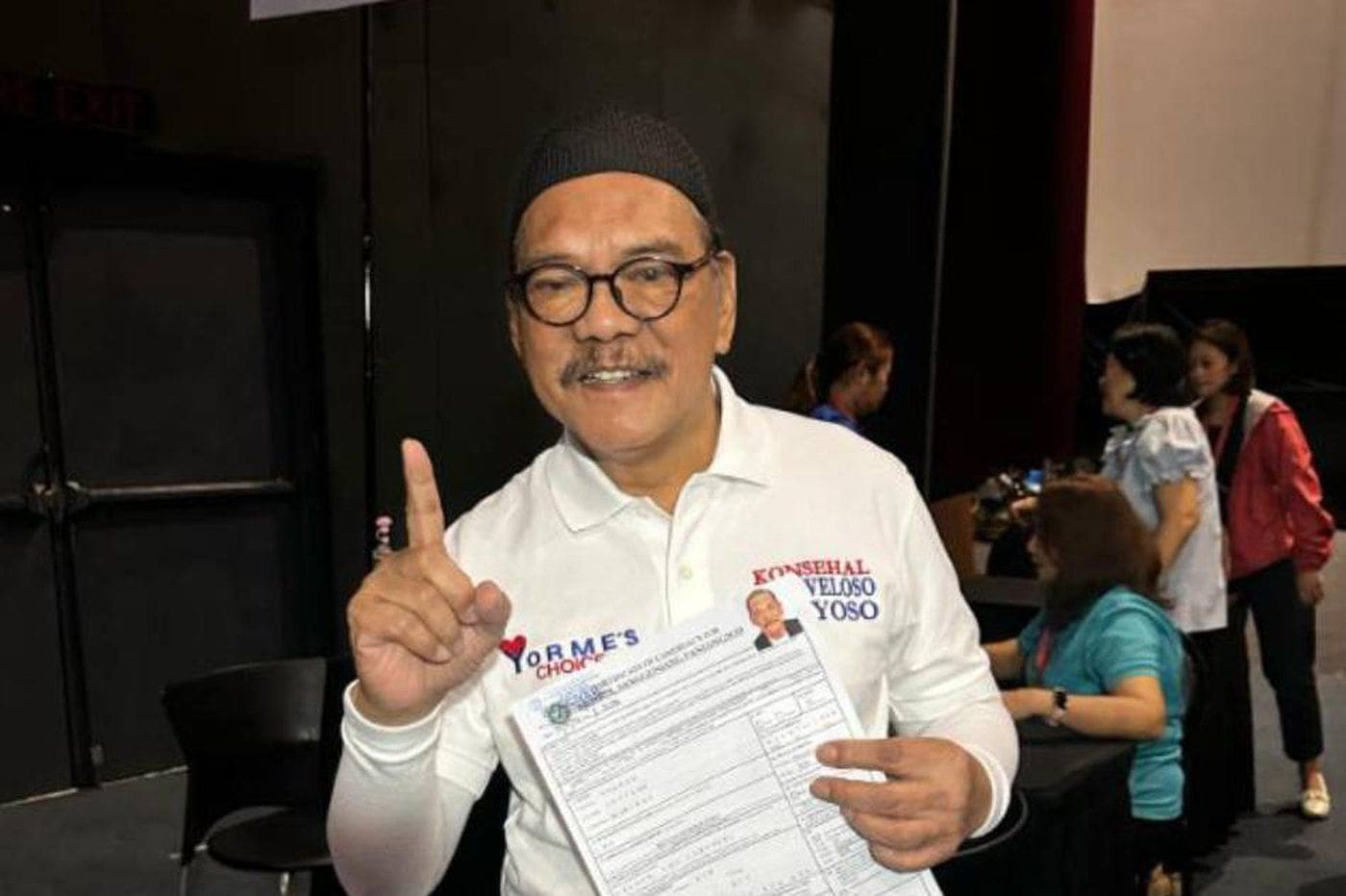 Lou Veloso files COC for reelection as Manila councilor | ABS-CBN ...