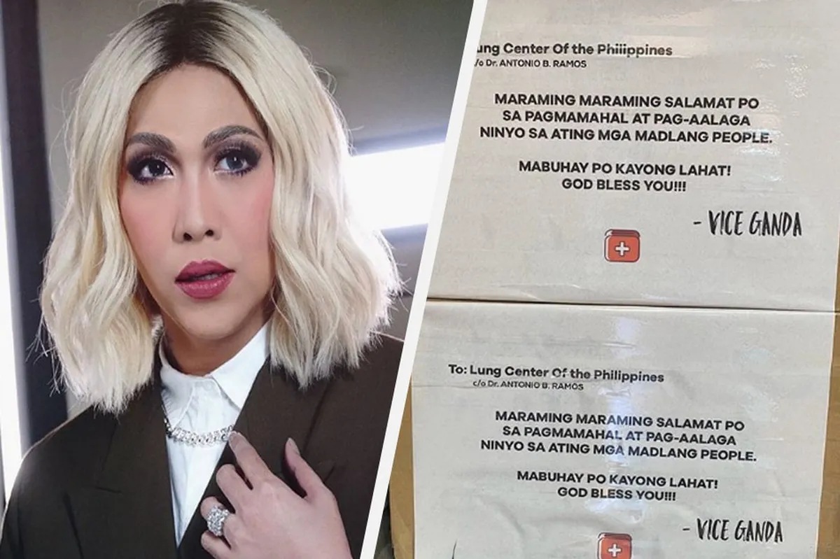 Vice Ganda donates masks, other supplies to frontliners battling COVID ...