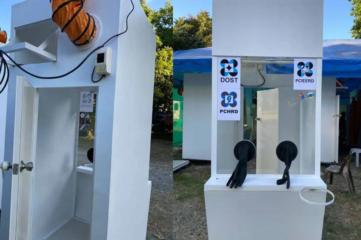 DOST shares design for specimen collection booths | ABS-CBN News