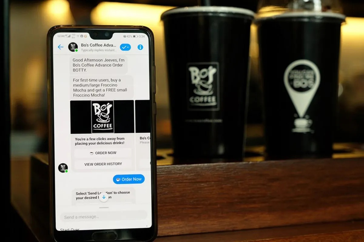 This chatbot allows you to order coffee via Facebook Messenger | ABS ...