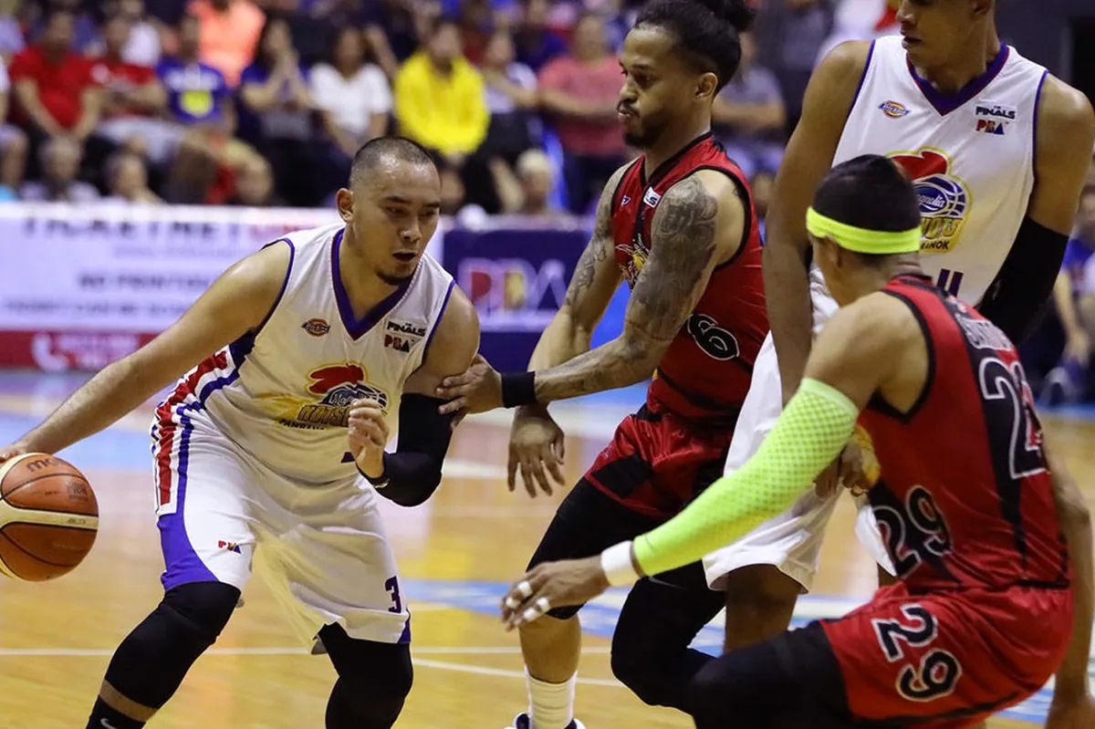 PBA: Magnolia holds off San Miguel to take finals opener | ABS-CBN Sports