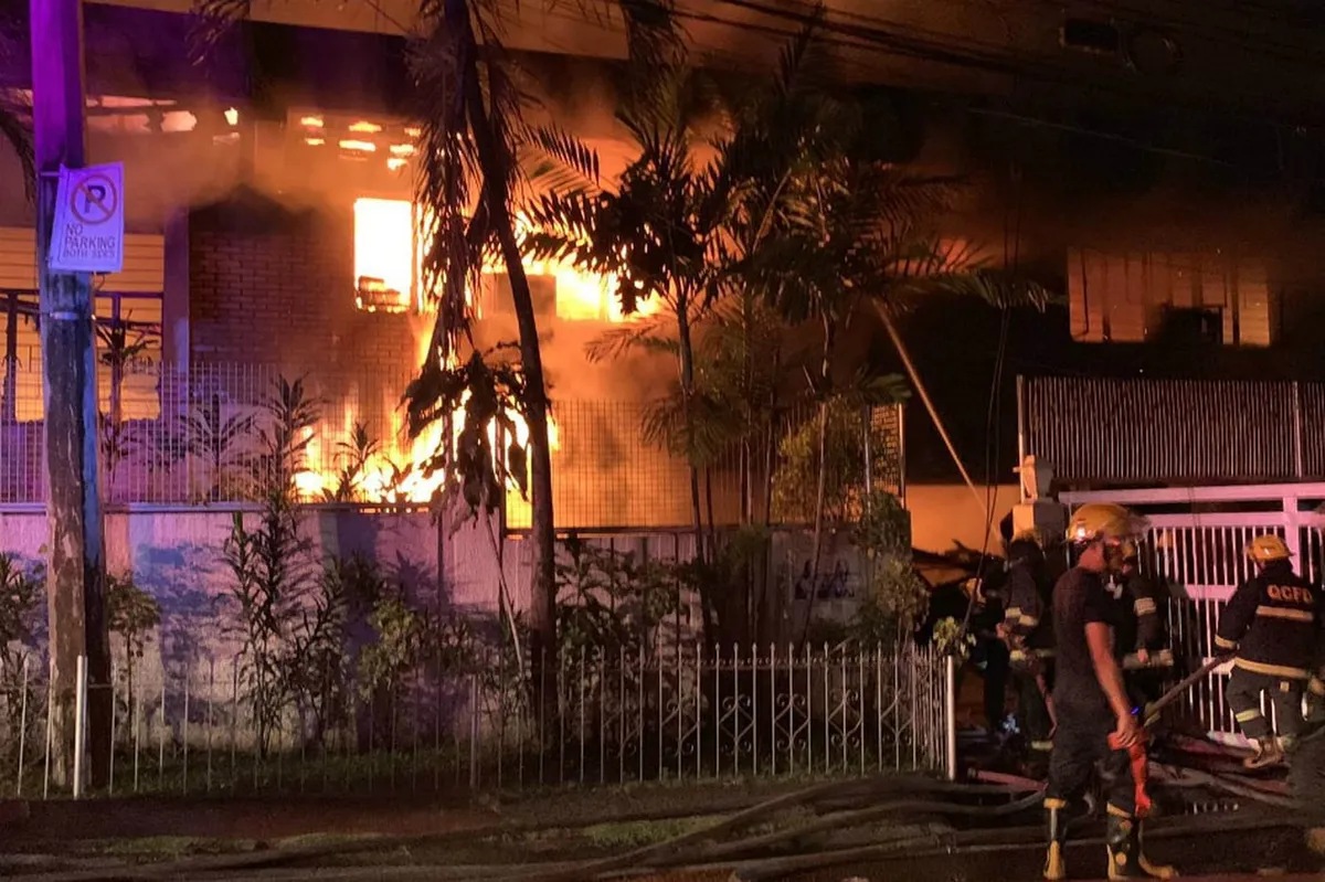 Mag-ama, caregiver patay sa sunog sa QC | ABS-CBN News