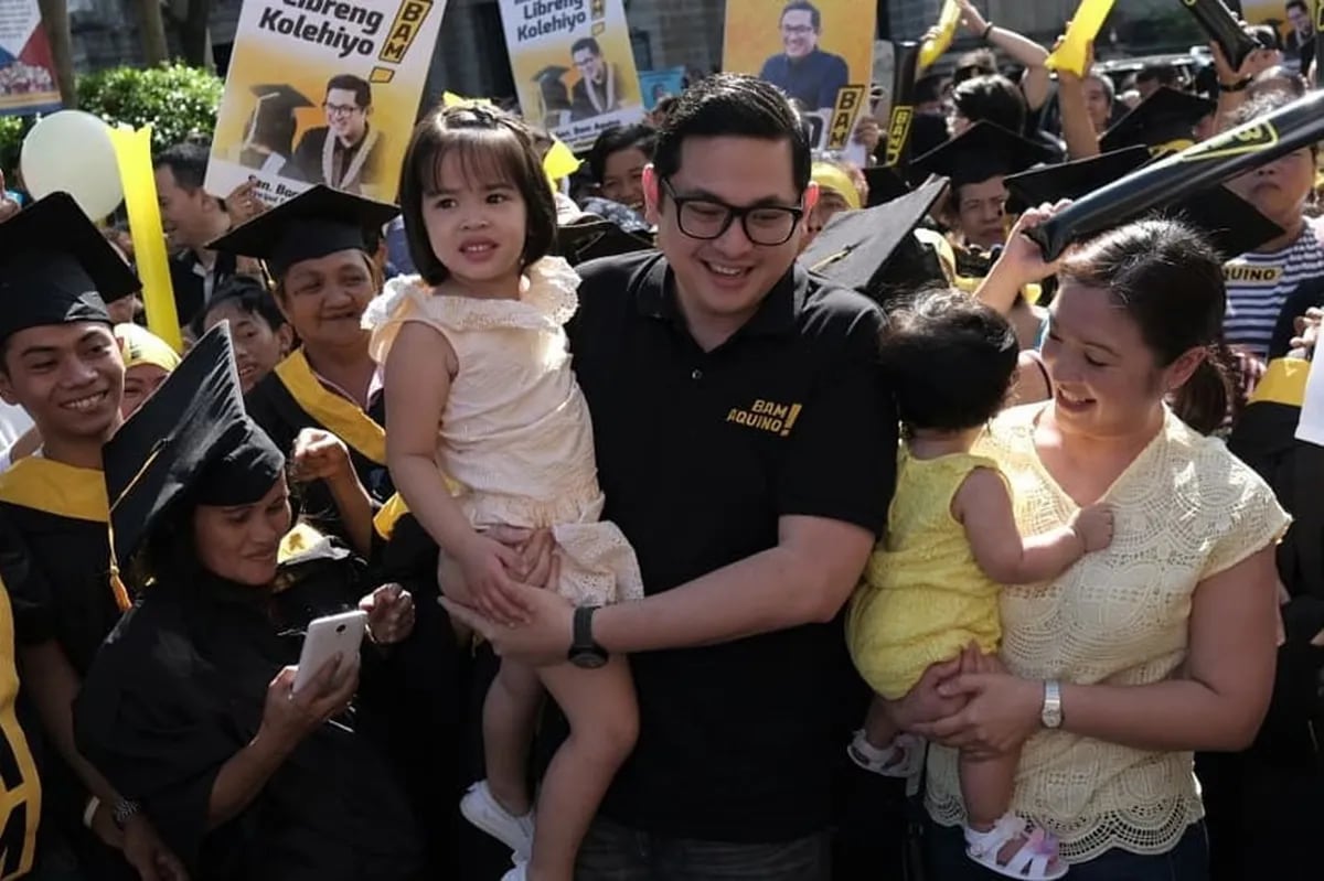 Aquino clan banks on 'family effort' to deliver second Senate term for Bam | ABS-CBN News