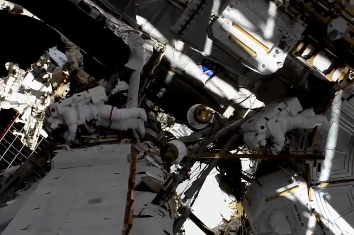 US astronauts embark on first all-female spacewalk in history | ABS-CBN