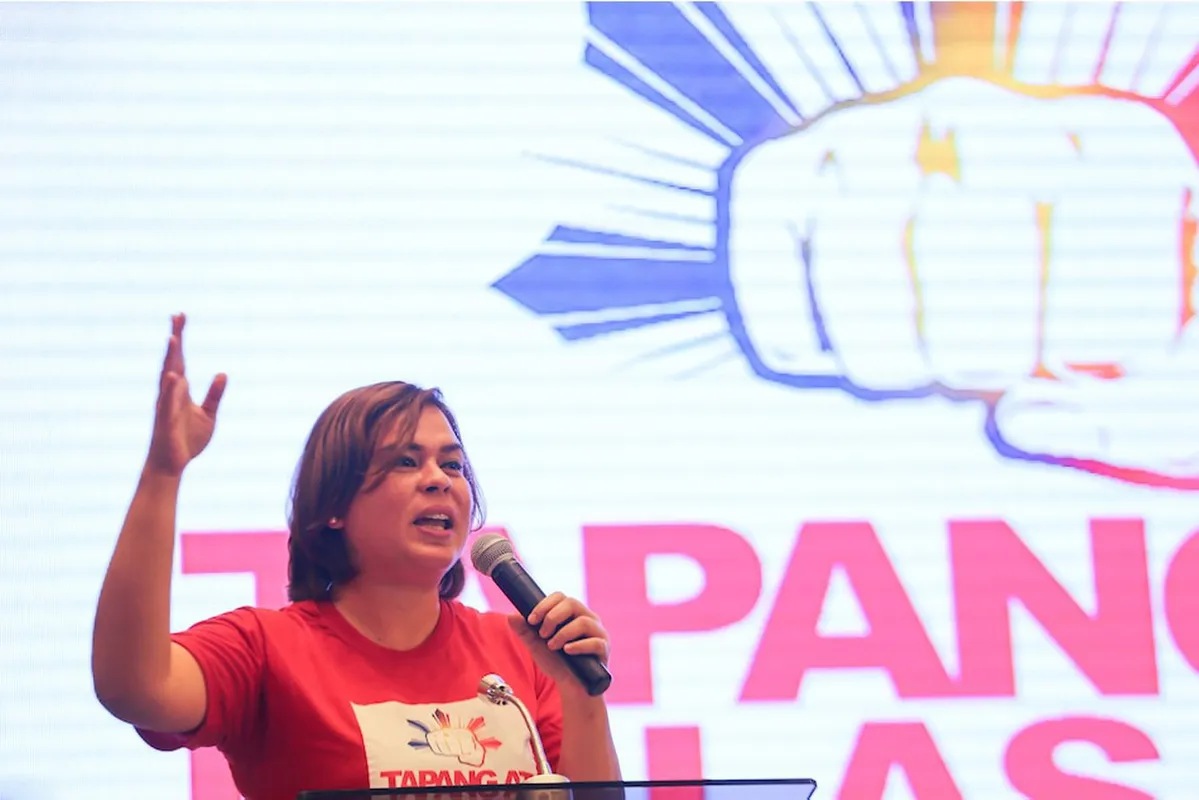 Sara Duterte defends raising hand of politician tagged in narco-list ...