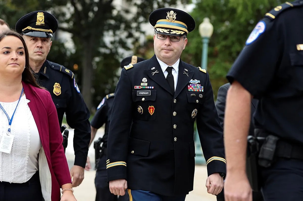 Meet Alexander Vindman, the colonel testifying on Trump's phone call ...