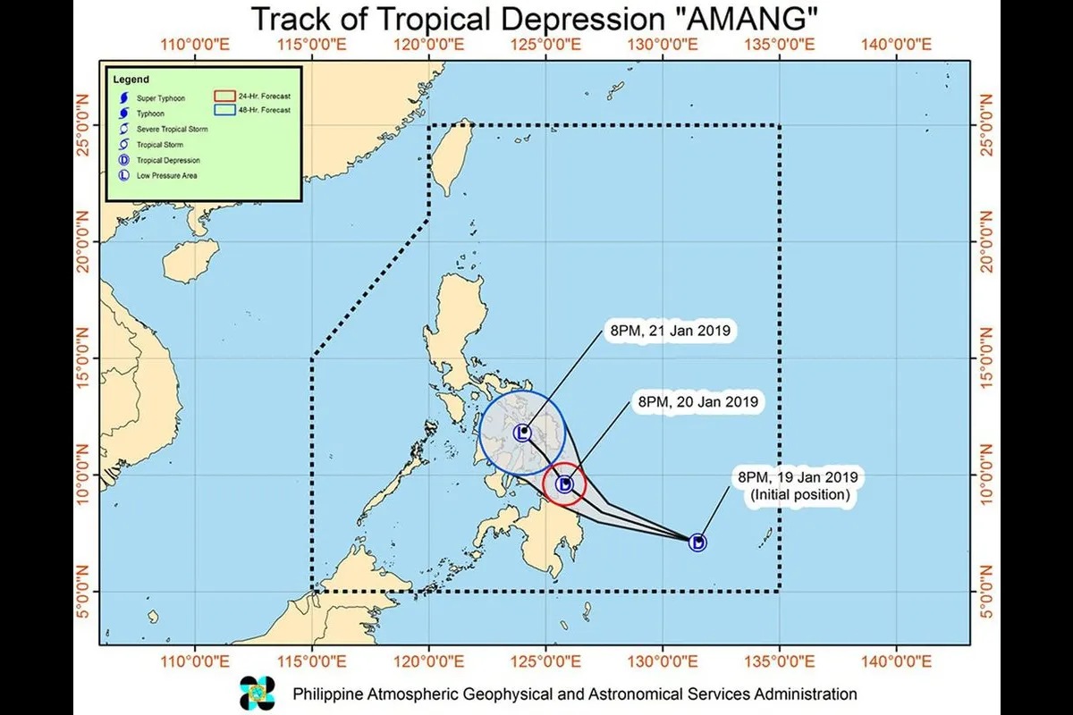 6 provinces under Signal no.1, as tropical depression Amang nears | ABS-CBN News