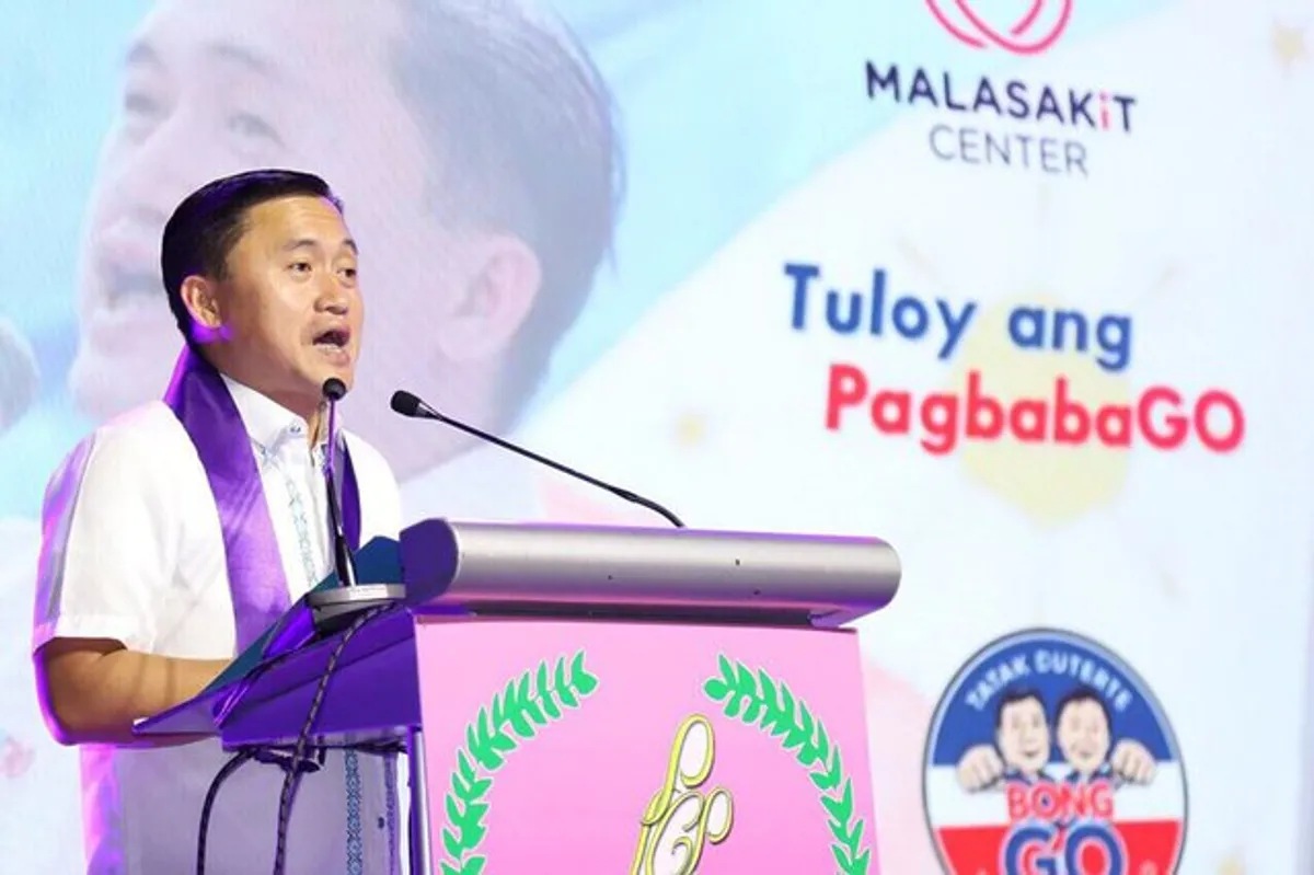 DOH vows to comply with poll rules after Bong Go posters takedown call ...