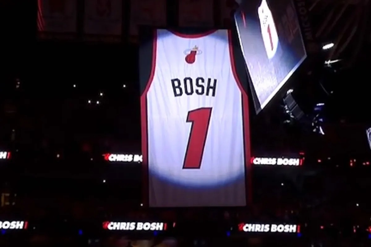 WATCH: Chris Bosh gets his No. 1 jersey retired in Miami | ABS-CBN Sports