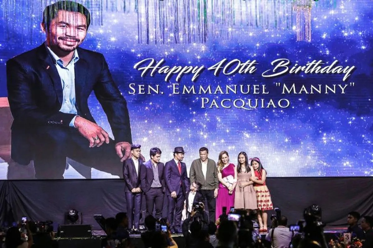 'Stronger, faster' Pacquiao turns 40 with lavish birthday bash | ABS ...