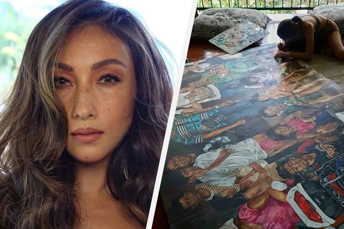 LOOK: Solenn Heussaff’s latest painting took over 200 hours to create ...