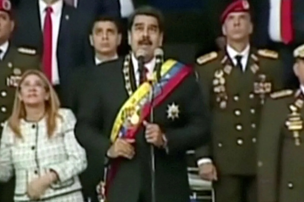 Maduro unharmed after drone 'attack' with explosives: Venezuela ...