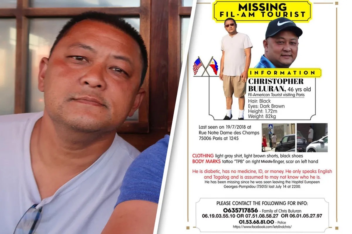 Search continues for missing Fil-Am tourist in Paris | ABS-CBN