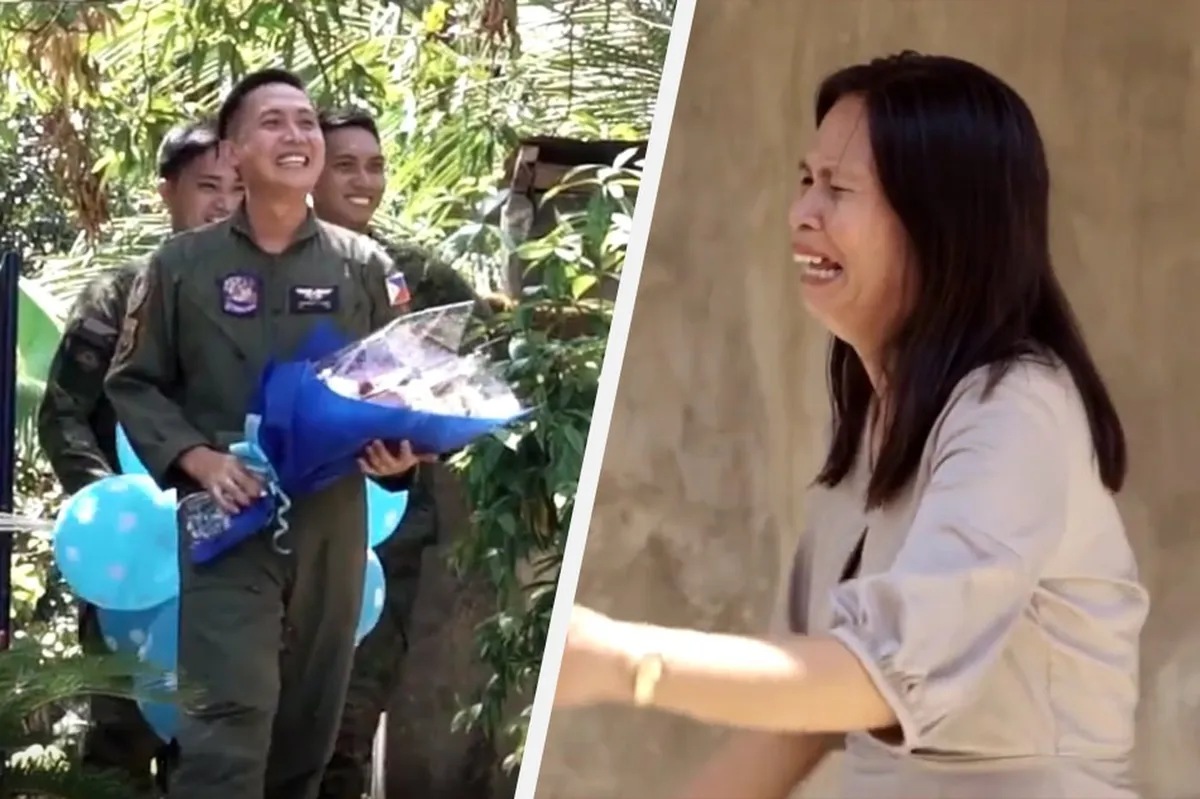 ‘Family is Love’: 3 soldier brothers surprise mother with homecoming ...
