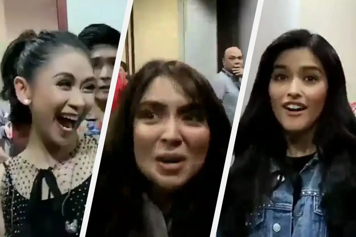 WATCH: Sarah, Kathryn, Liza in popping balloon prank | ABS-CBN ...