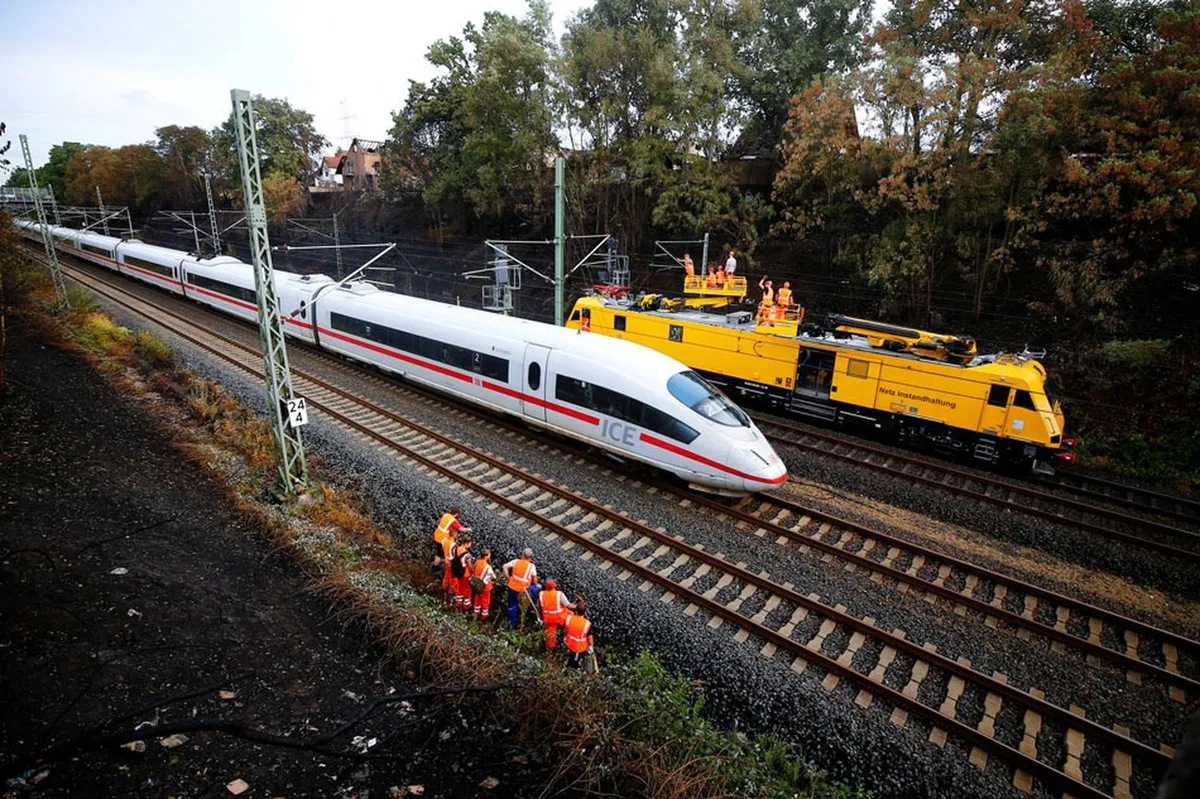 Flames engulf German high-speed train | ABS-CBN