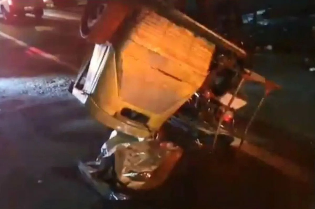 1 sugatan sa salpukan ng taxi at tricycle | ABS-CBN News 1 sugatan sa salpukan ng taxi at tricycle | ABS-CBN News