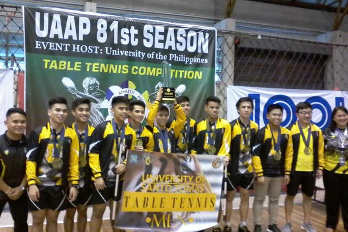 UST completes golden double in UAAP table tennis | ABS-CBN Sports