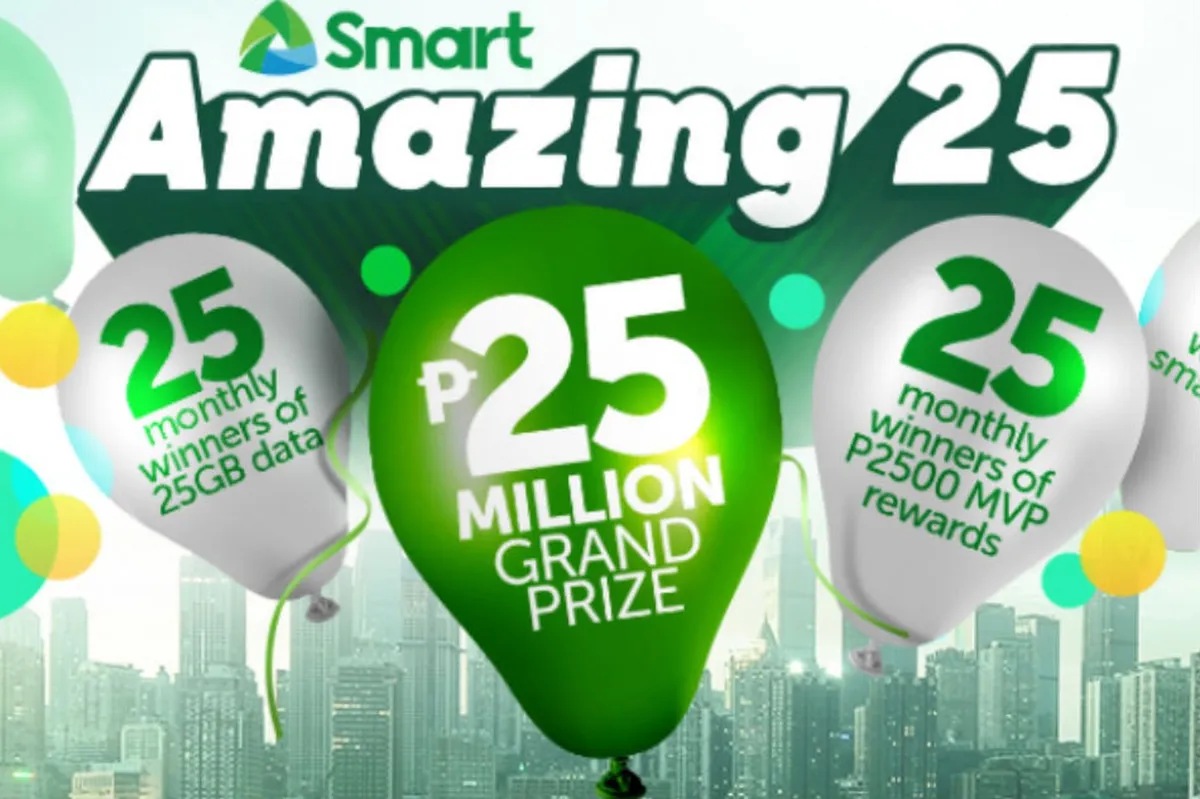 Smart celebrates 25th anniversary with biggest raffle promo | ABS-CBN News