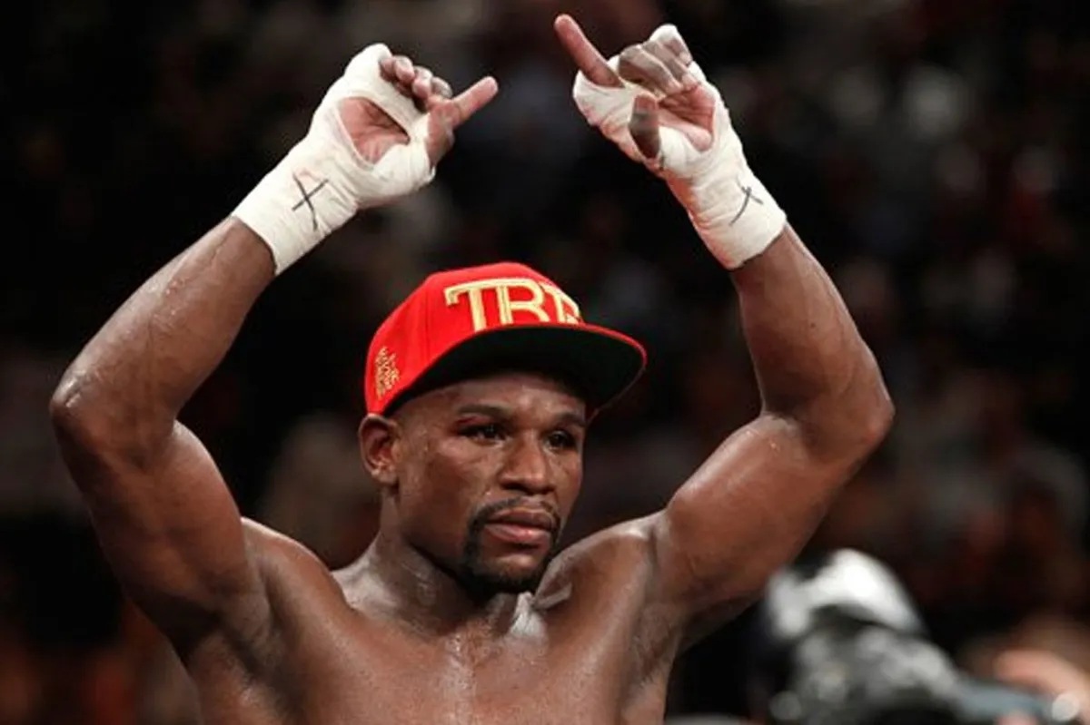 WATCH: Female model rejects Mayweather at charity basketball game | ABS ...