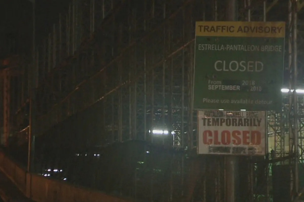 Estrella-Pantaleon Bridge, muling binuksan para sa mga motorista | ABS ...