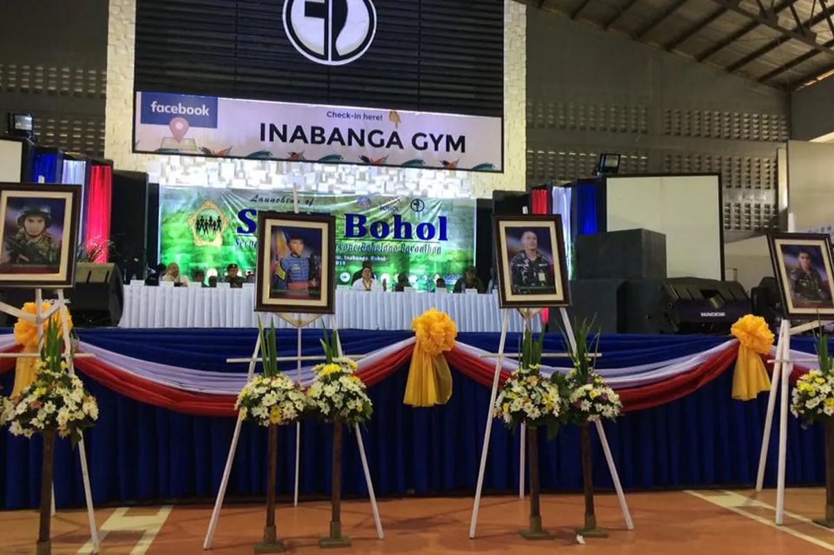 LOOK: Bohol pays tribute to Inabanga’s fallen heroes | ABS-CBN News