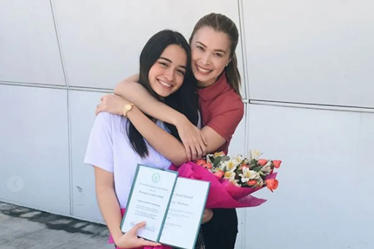 Moving up, Angelina Montano makes mom Sunshine proud | ABS-CBN ...