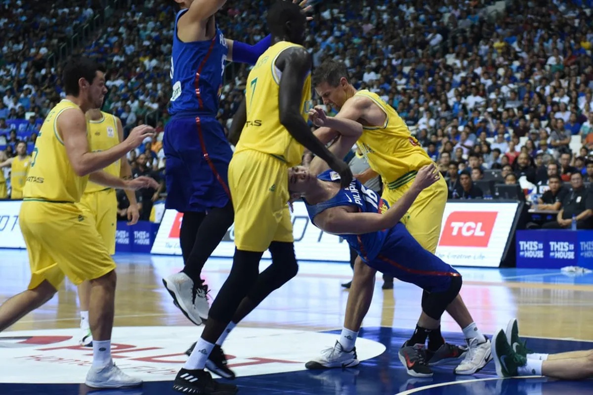 LOOK: Aussie’s forearm shiver, flashpoint that triggered anarchy at ...