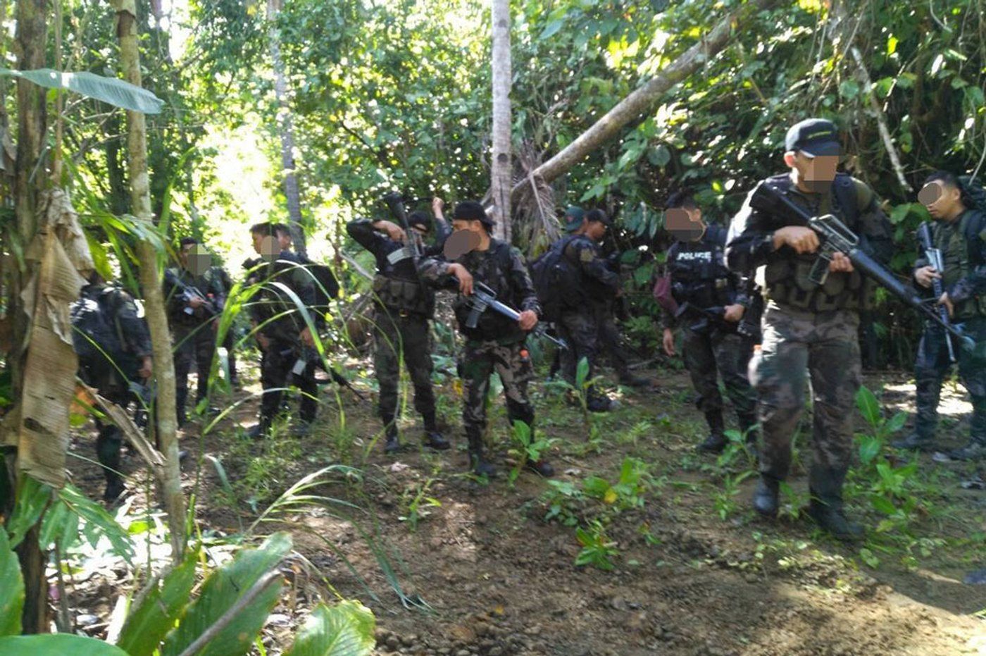 Mistaken for rebels? Photos show cops in uniform, weather fair before ...