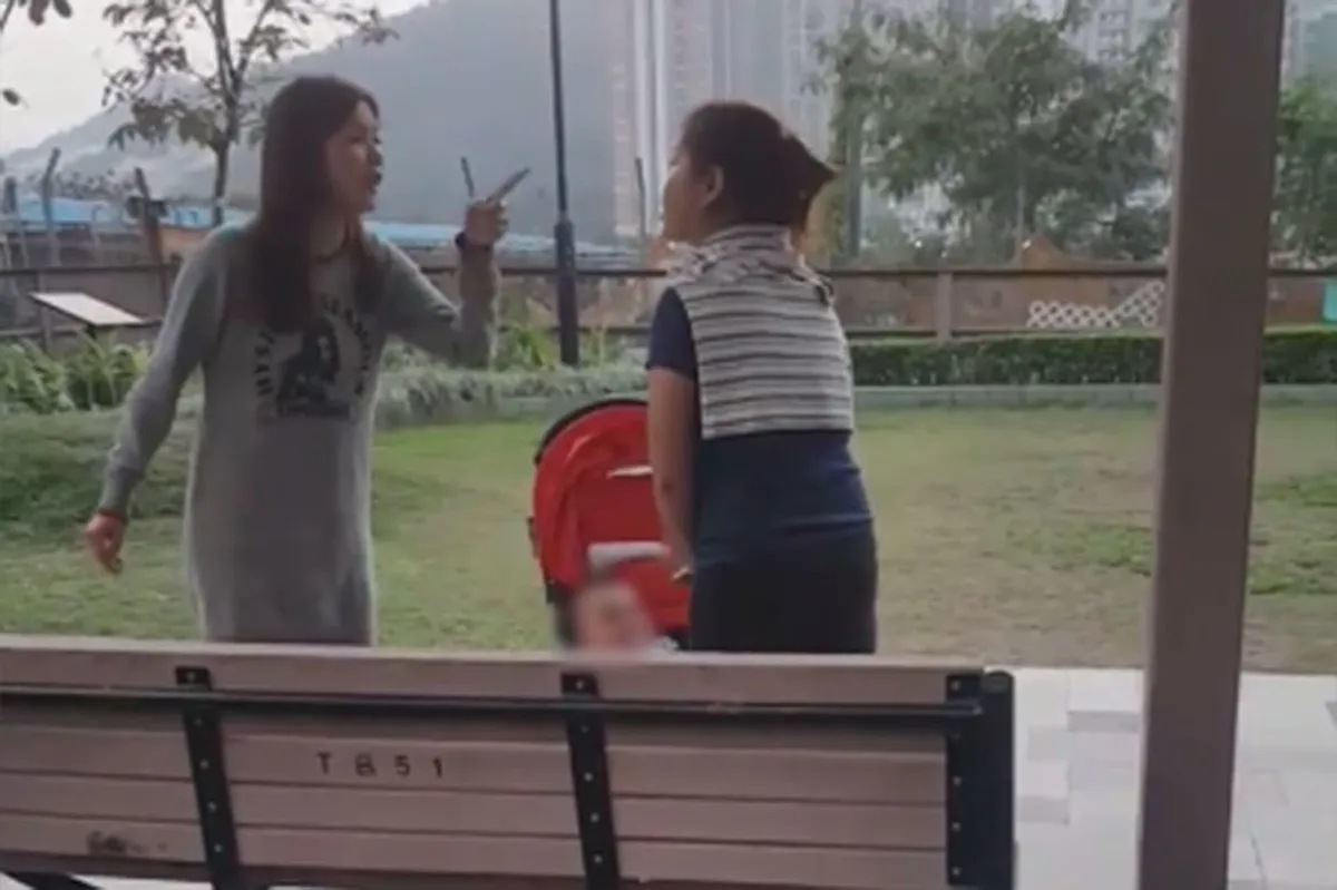 'You are just a helper!' Video of local woman shouting at Filipino ...