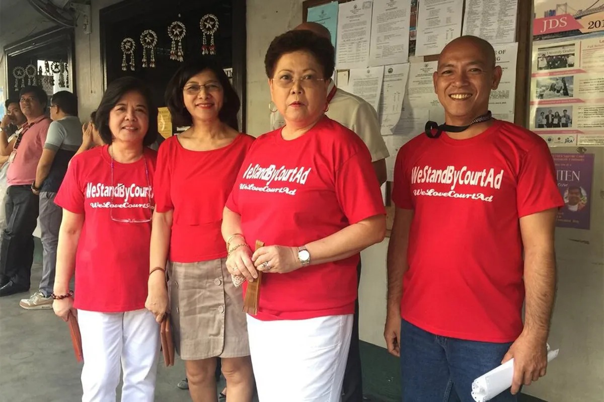 SC employees wear red in show of support for Court Admin Marquez | ABS ...
