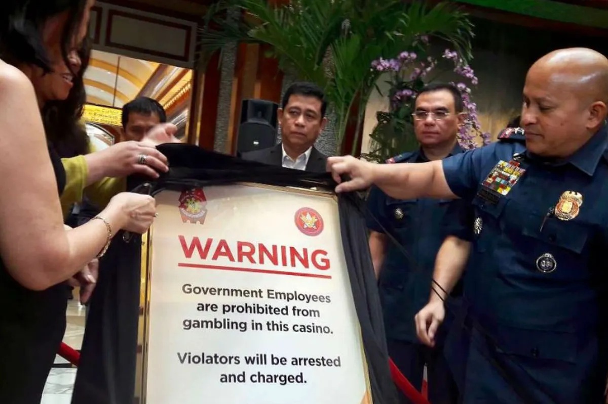 PNP to arrest gov't employees playing in casinos | ABS-CBN News