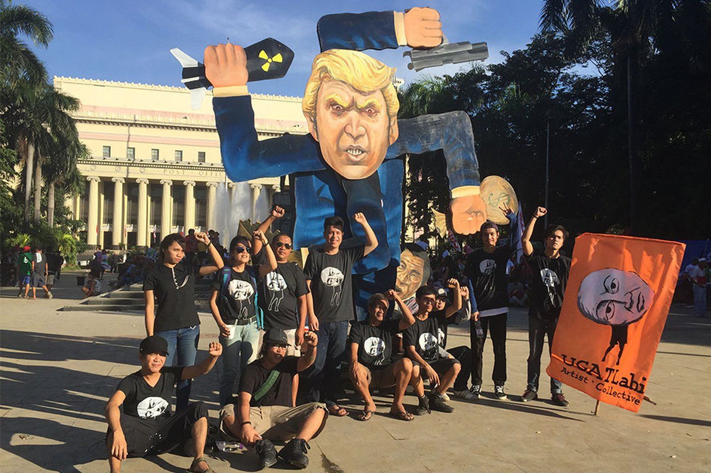 Who’s behind Trump’s effigy at the ASEAN Summit? | ABS-CBN