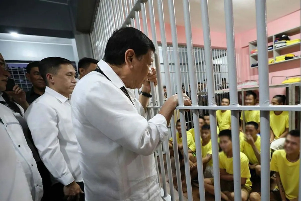 Duterte says satisfied with jail conditions | ABS-CBN News
