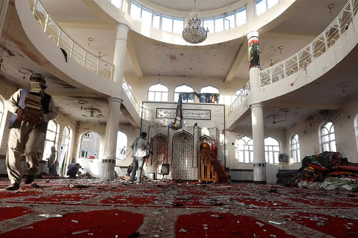 Prayers turn to nightmare in Kabul mosque bombing | ABS-CBN