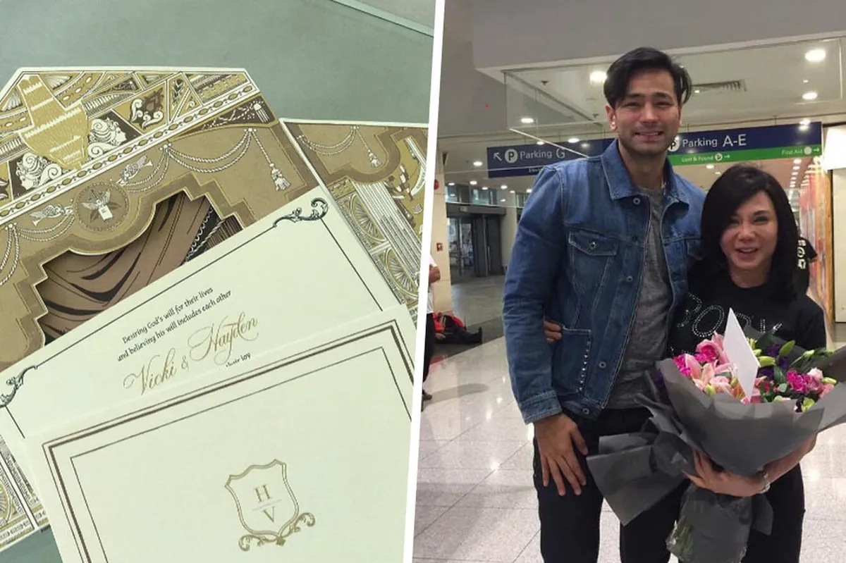 LOOK: Vicki Belo, Hayden Kho's wedding invitations | ABS-CBN Entertainment