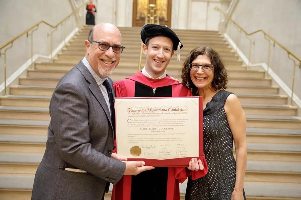13 years after quitting, Zuckerberg gets (honorary) Harvard degree ...