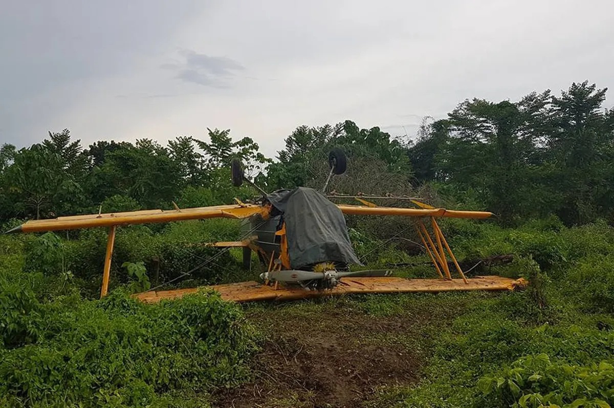 Spray plane, bumagsak sa banana plantation | ABS-CBN News