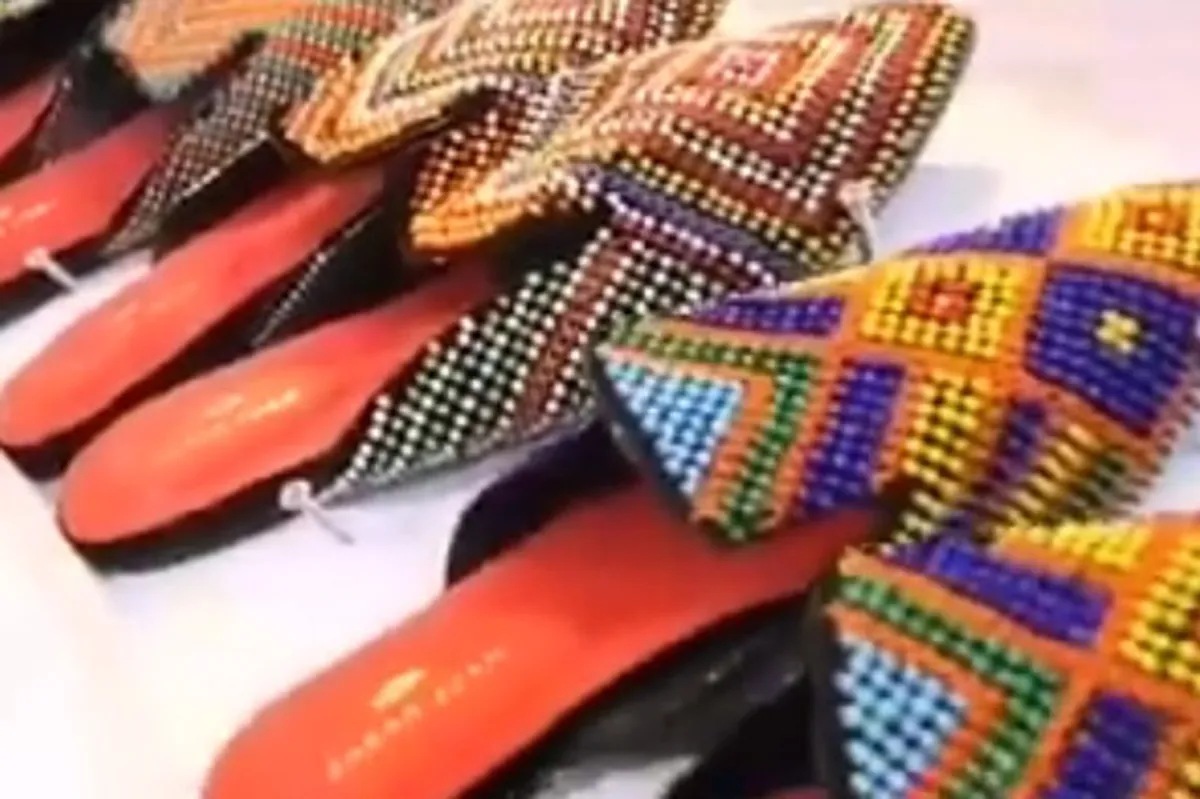 Designer partners with Bagobo-Tagabawa to create colorful shoes | ABS ...