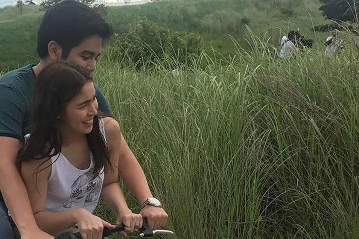 LOOK: Kilig photos of Joshua, Julia while filming | ABS-CBN Entertainment