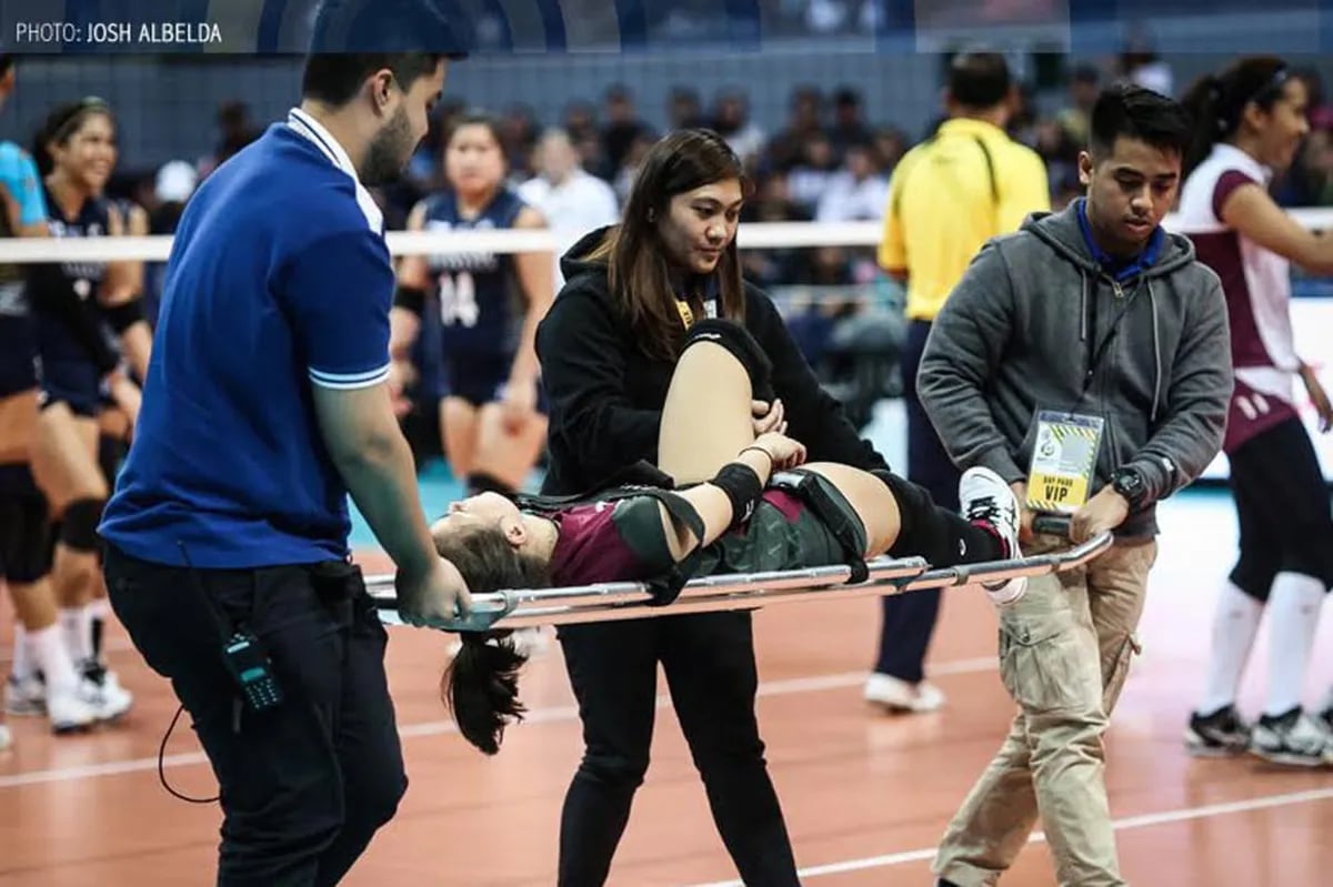 UP libero Gaiser's UAAP career ends with injury | ABS-CBN Sports