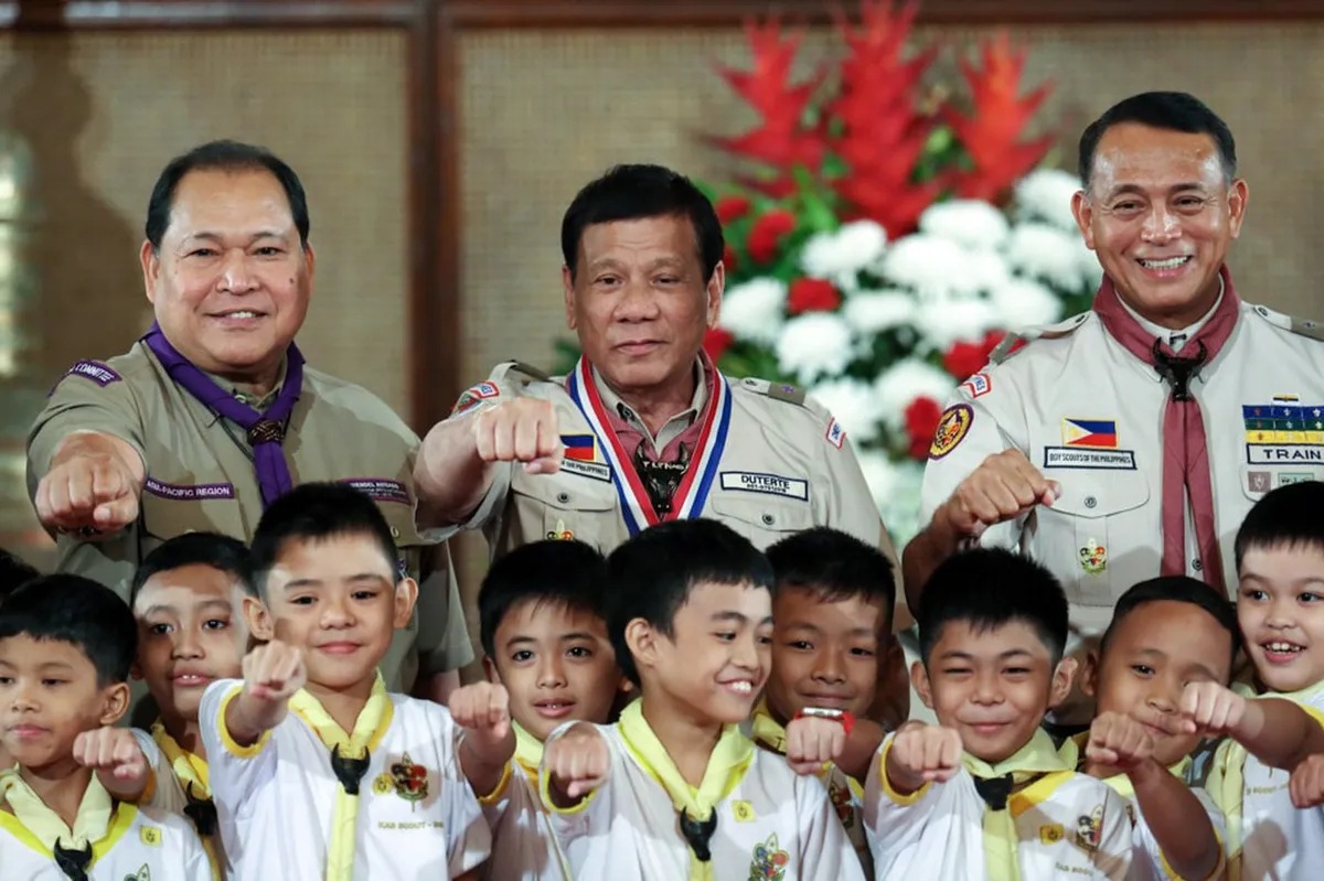 LOOK: Duterte dons boy scout uniform | ABS-CBN News