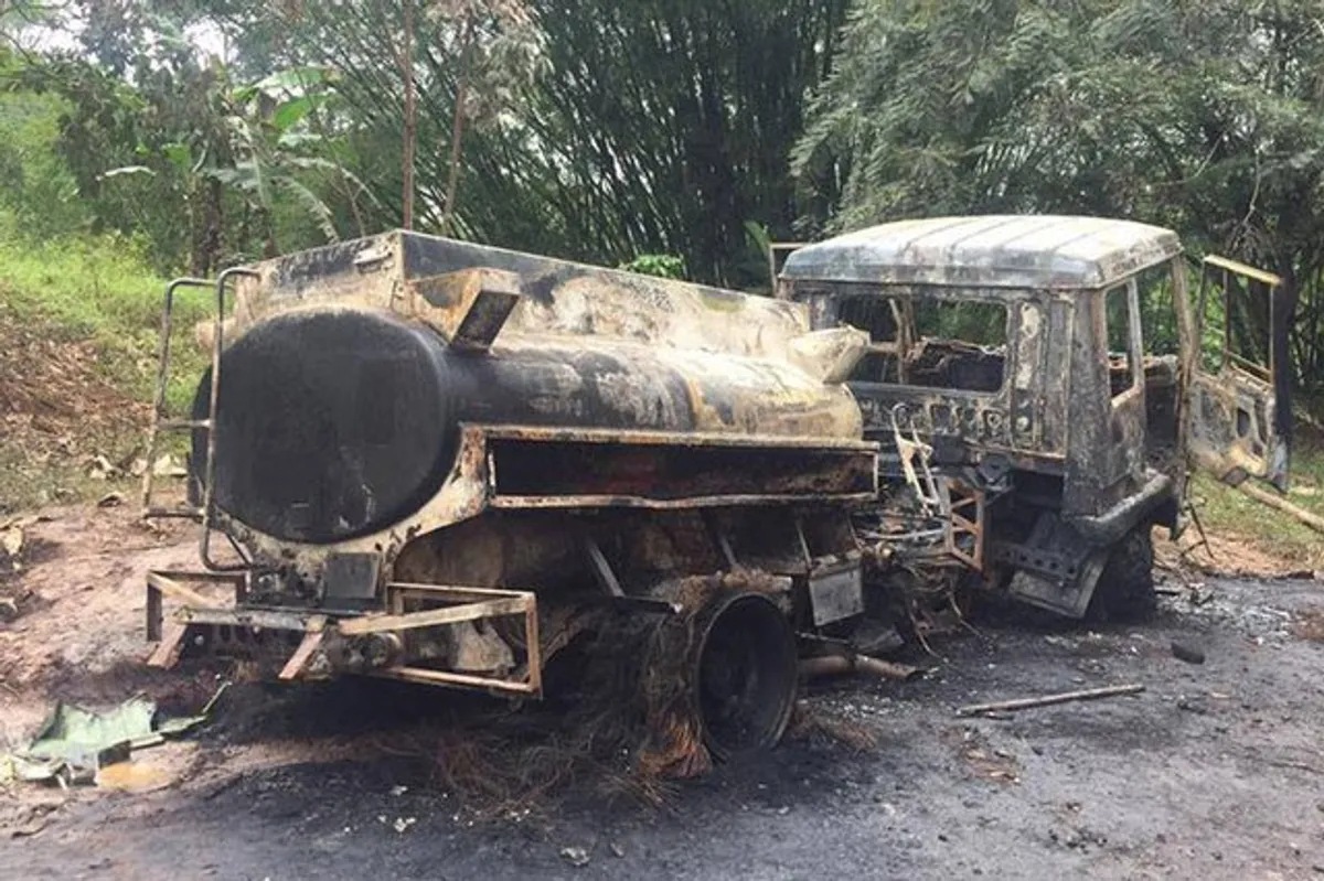 1 arson incident a day: Military calls NPA 'communist-terrorists' | ABS-CBN