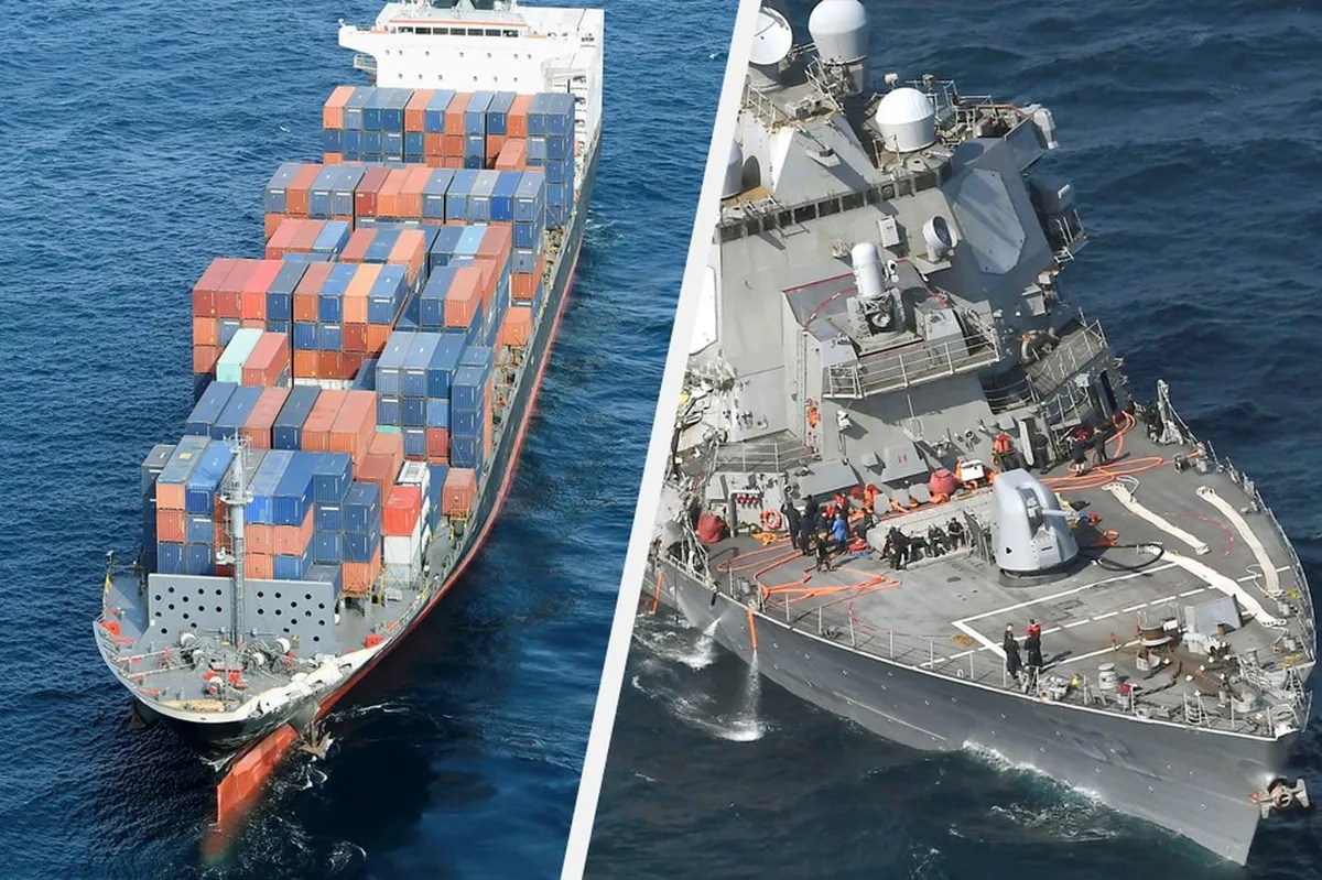 Pinoy crew safe after merchant vessel collision with US destroyer | ABS-CBN