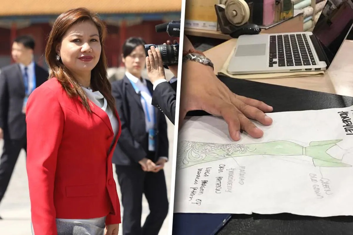 LOOK: Honeylet Avancena's dress for Duterte's second SONA | ABS-CBN ...