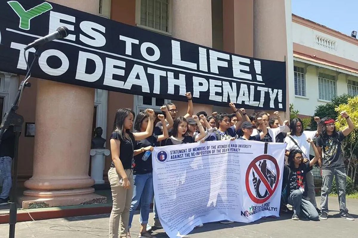 Mga estudyanteng tutol sa death penalty, nag-noise barrage sa Naga ...