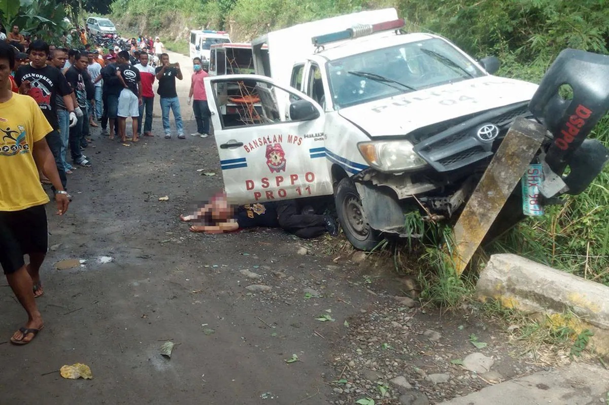 PNP condemns 'ruthless' NPA attack that killed 4 Davao cops | ABS-CBN News